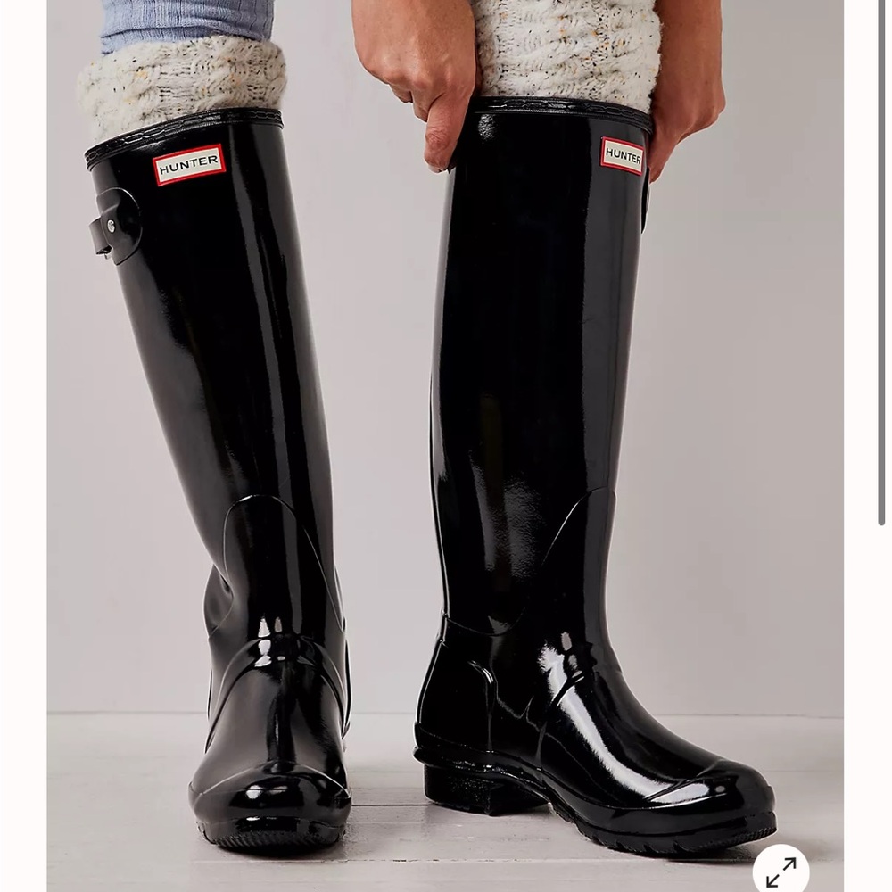Hunter Boots Original Tall Gloss Rain Boots - Gem